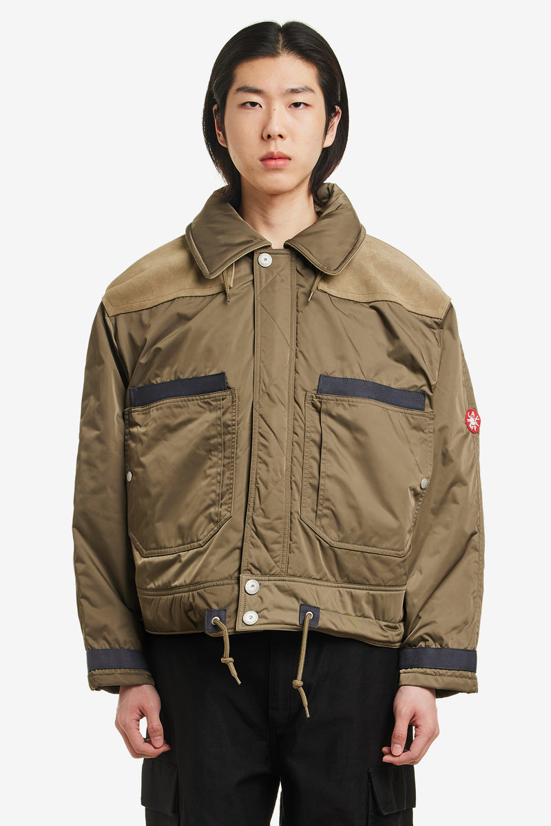 LEATHER SHOULDER BOMBER JACKET | WORKSOUT WORLDWIDE