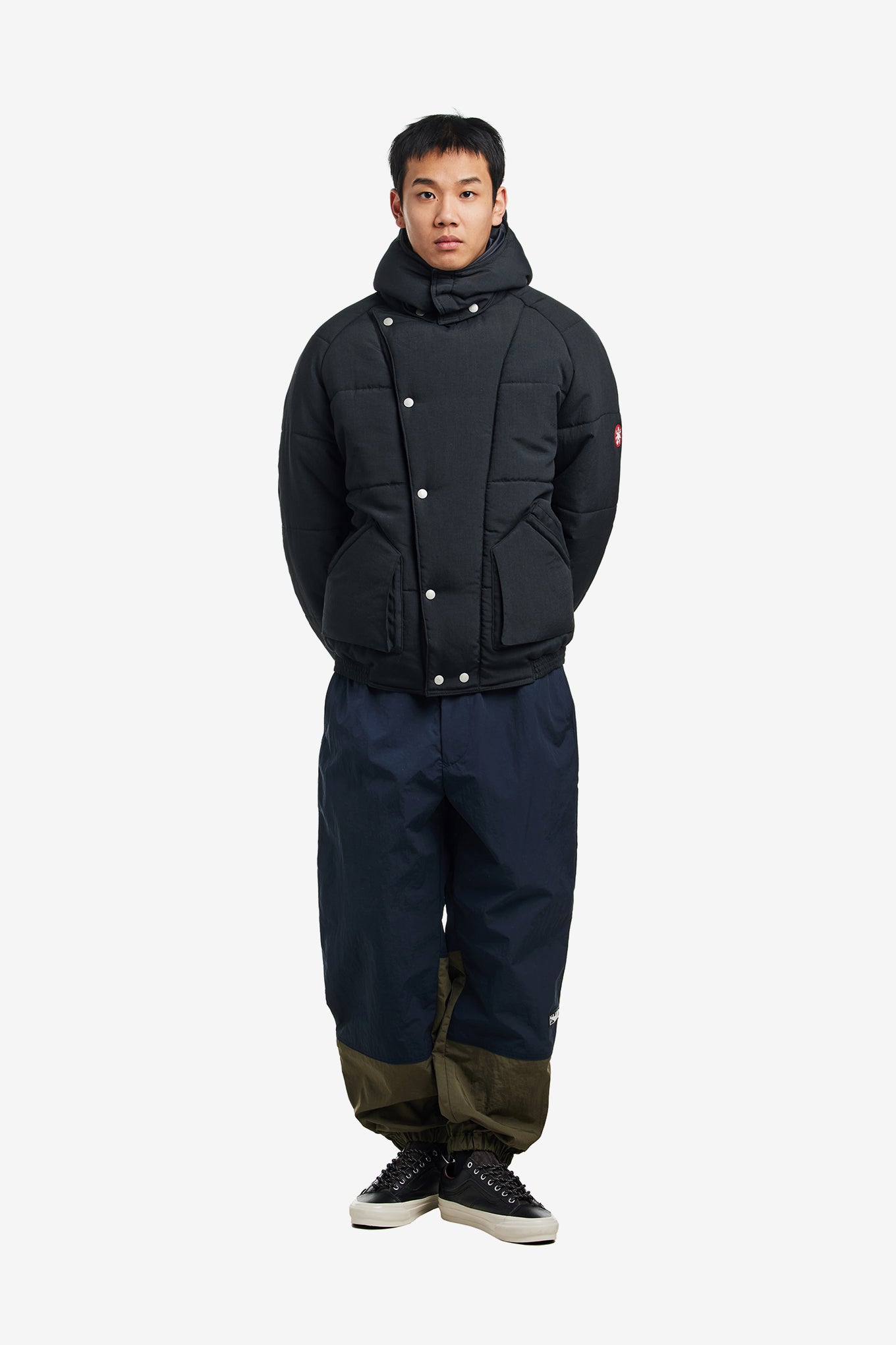 DIAGONAL FLAP PUFF JACKET | WORKSOUT WORLDWIDE