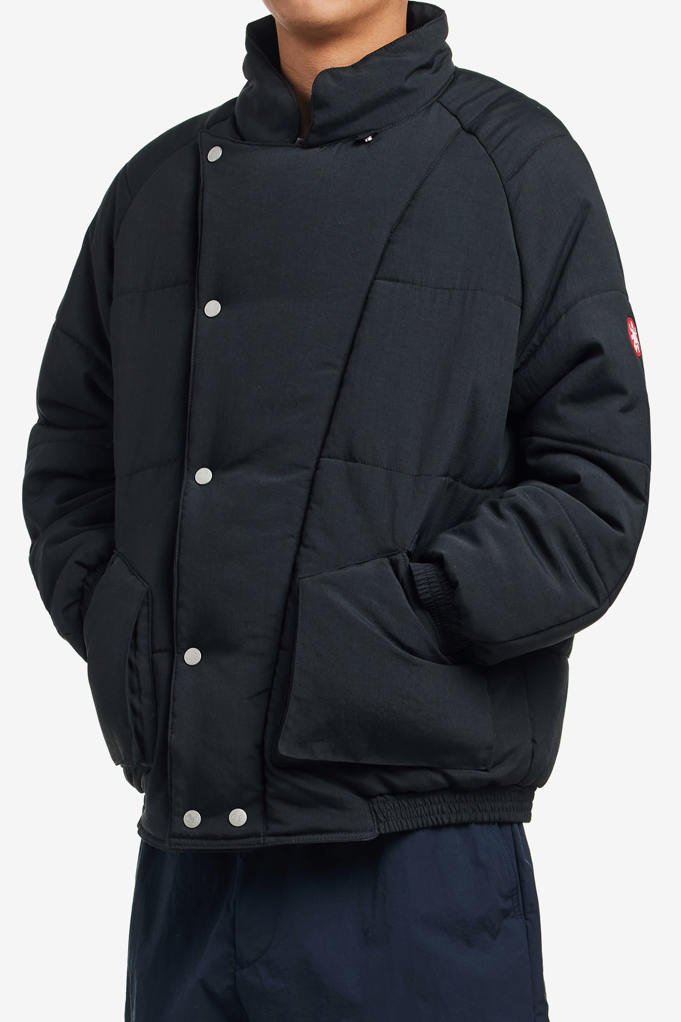 DIAGONAL FLAP PUFF JACKET | WORKSOUT WORLDWIDE