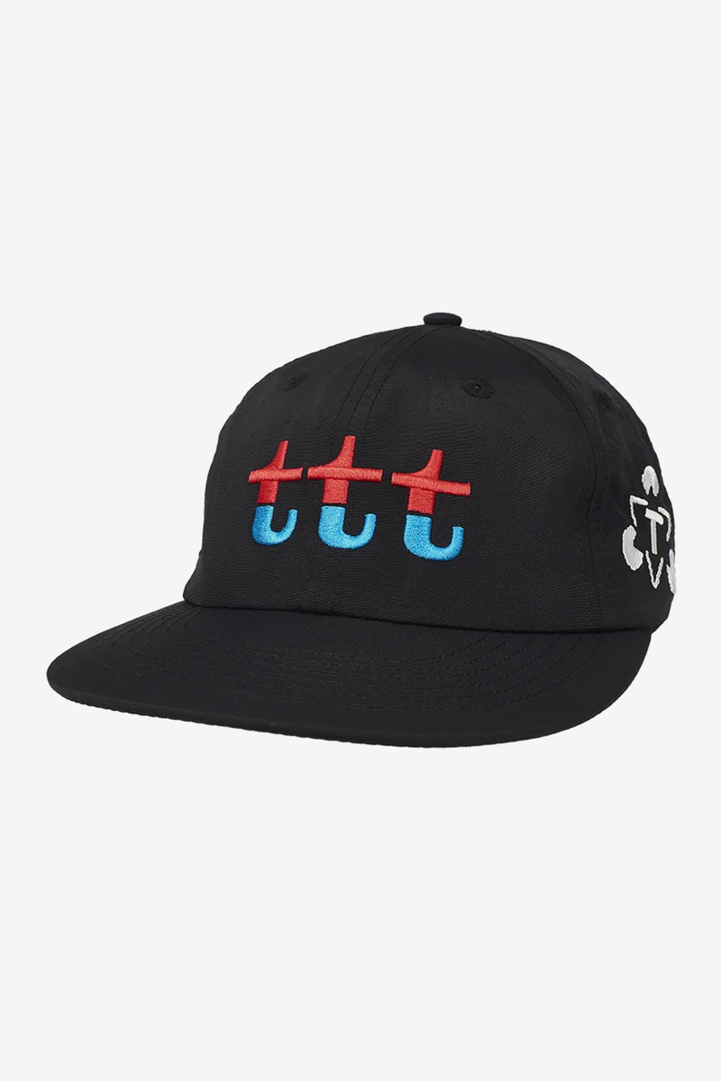 RED AND BLUE SPLIT CAP | WORKSOUT WORLDWIDE