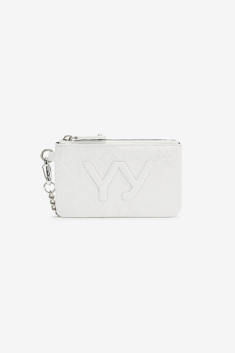 YY CRINKLE CHAIN WALLET WITH MIRROR | WORKSOUT WORLDWIDE