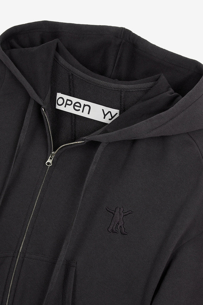 SLANT ZIP HOODIE– WORKSOUT WORLDWIDE
